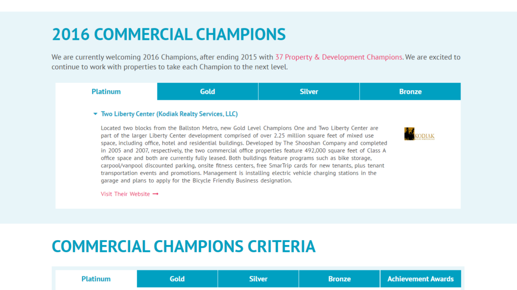 Two Liberty Center Receives Platinum Award | Shooshan Company