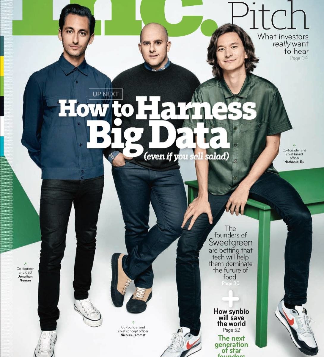 Sweetgreen Makes The Cover Of INC Magazine. | Shooshan Company